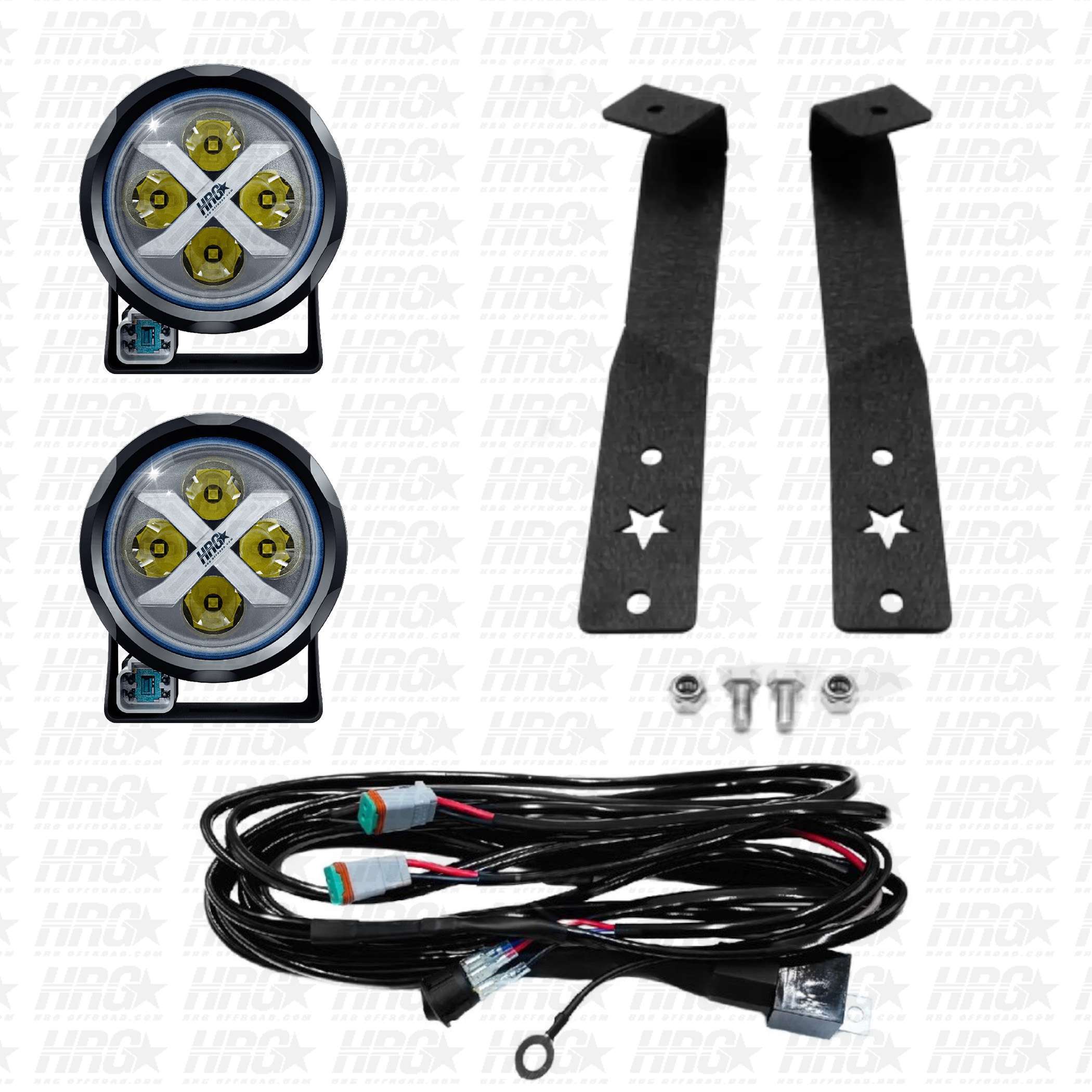 4 INCH POD LIGHT KIT FOR 2022-2025 FORD MAVERICK - HRG Offroad