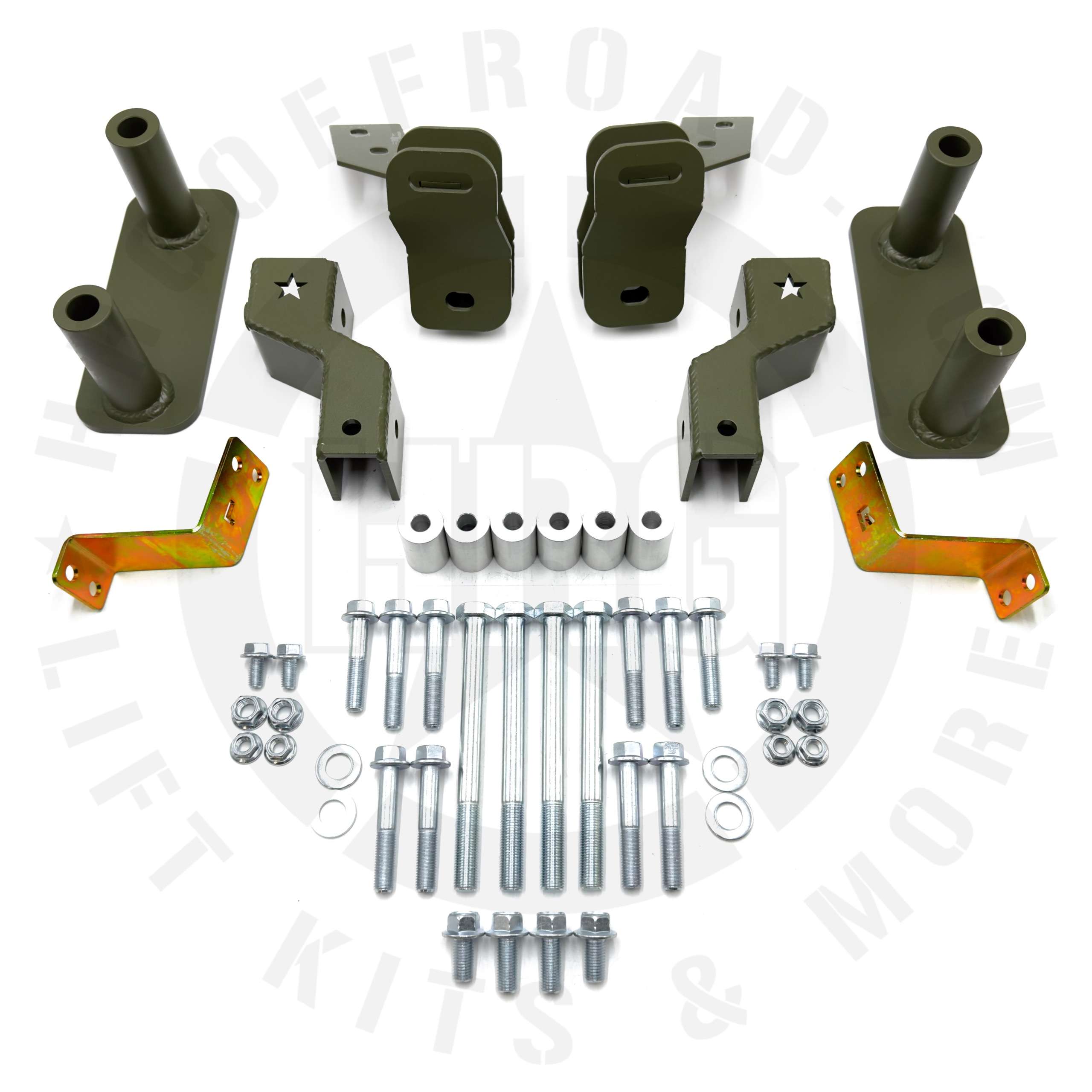 3 Inch (76MM) Rear Trailing Arm Kit For 1997-2001 Honda CR-V - HRG Offroad