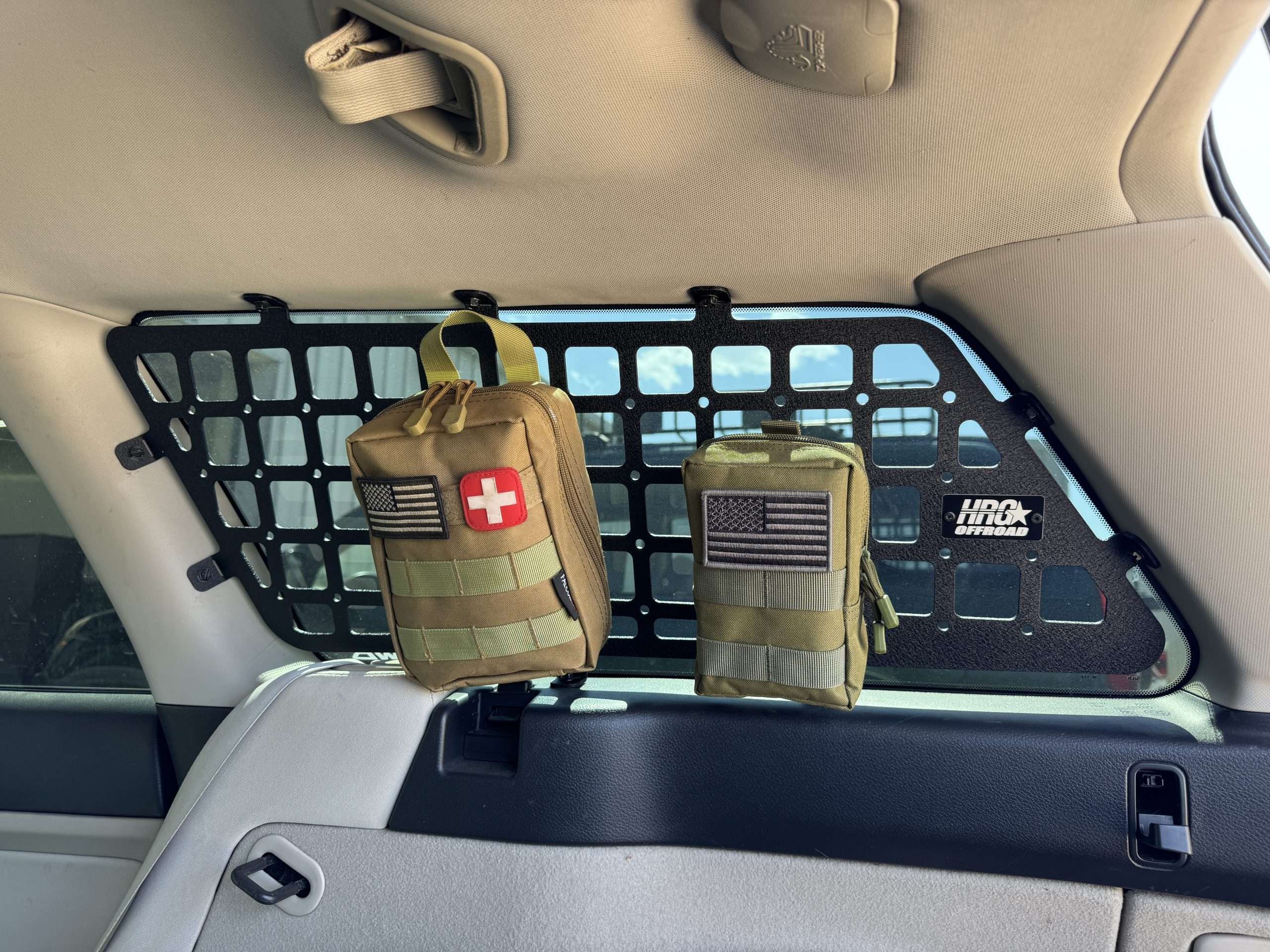 MOLLE Panel for 2005-2009 Subaru Legacy (Rear Quarter Window) - HRG Offroad