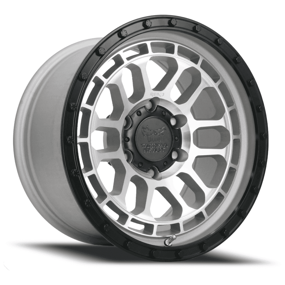 REIKA R35 Rambler GLOSS GRAPHITE w/satin black ring 17x8.5 6x135 +0 ...